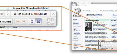 How to Listen to Wikipedia With ReadSpeaker - ReadSpeaker